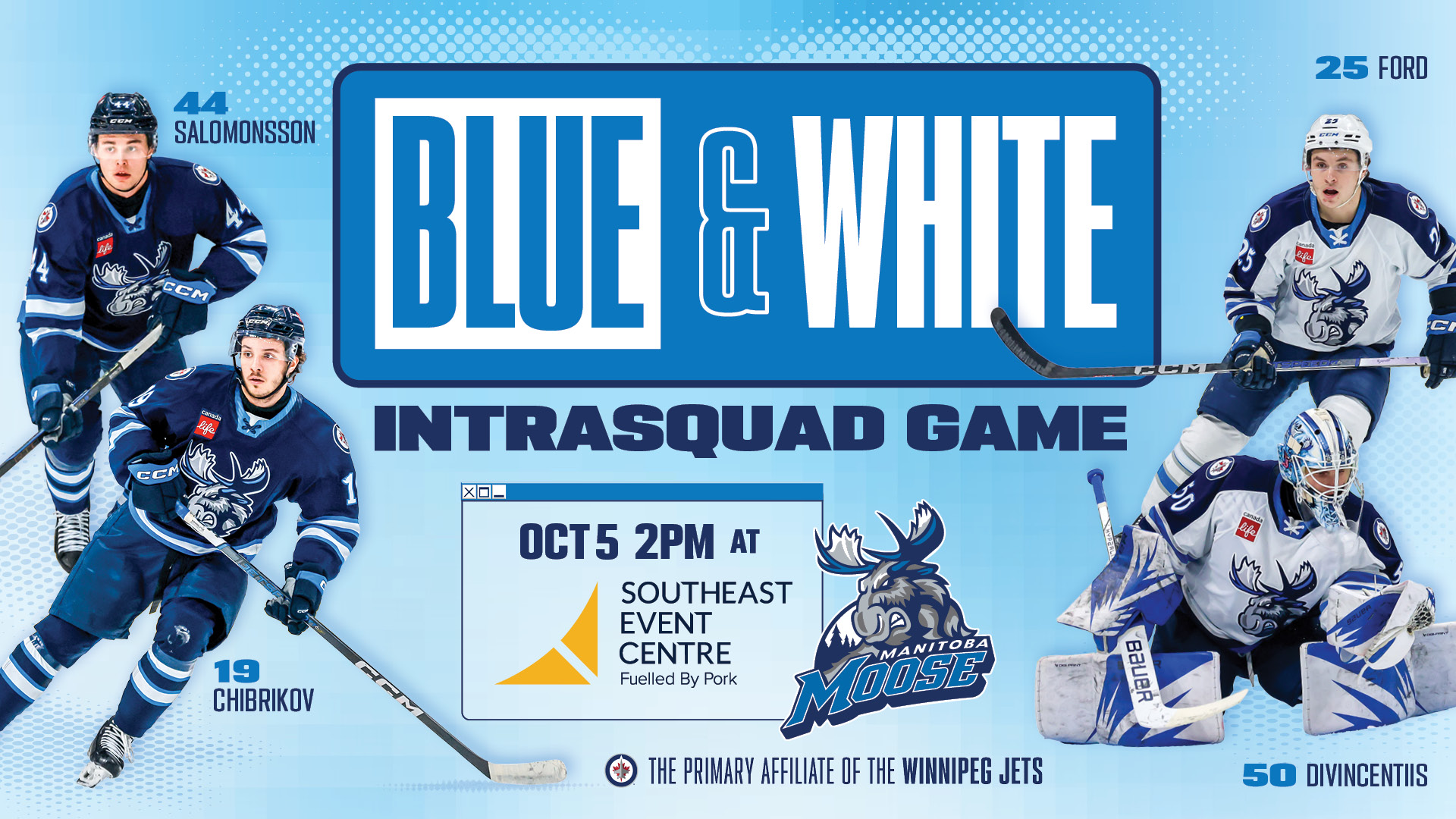 Manitoba Moose to Host Blue & White Intrasquad Game at Southeast Event ...